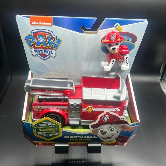 Paw Patrol | Toys | Paw Patrol Marshall Fire Engine Toy Rescue Action ...